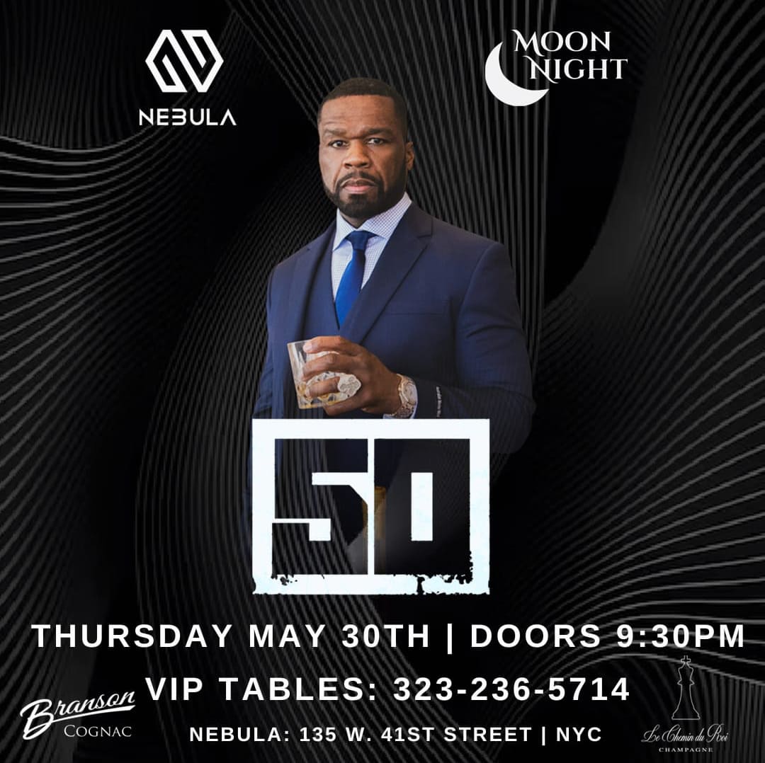 30.05 | 50 Cent New York Nebula club tickets - fests