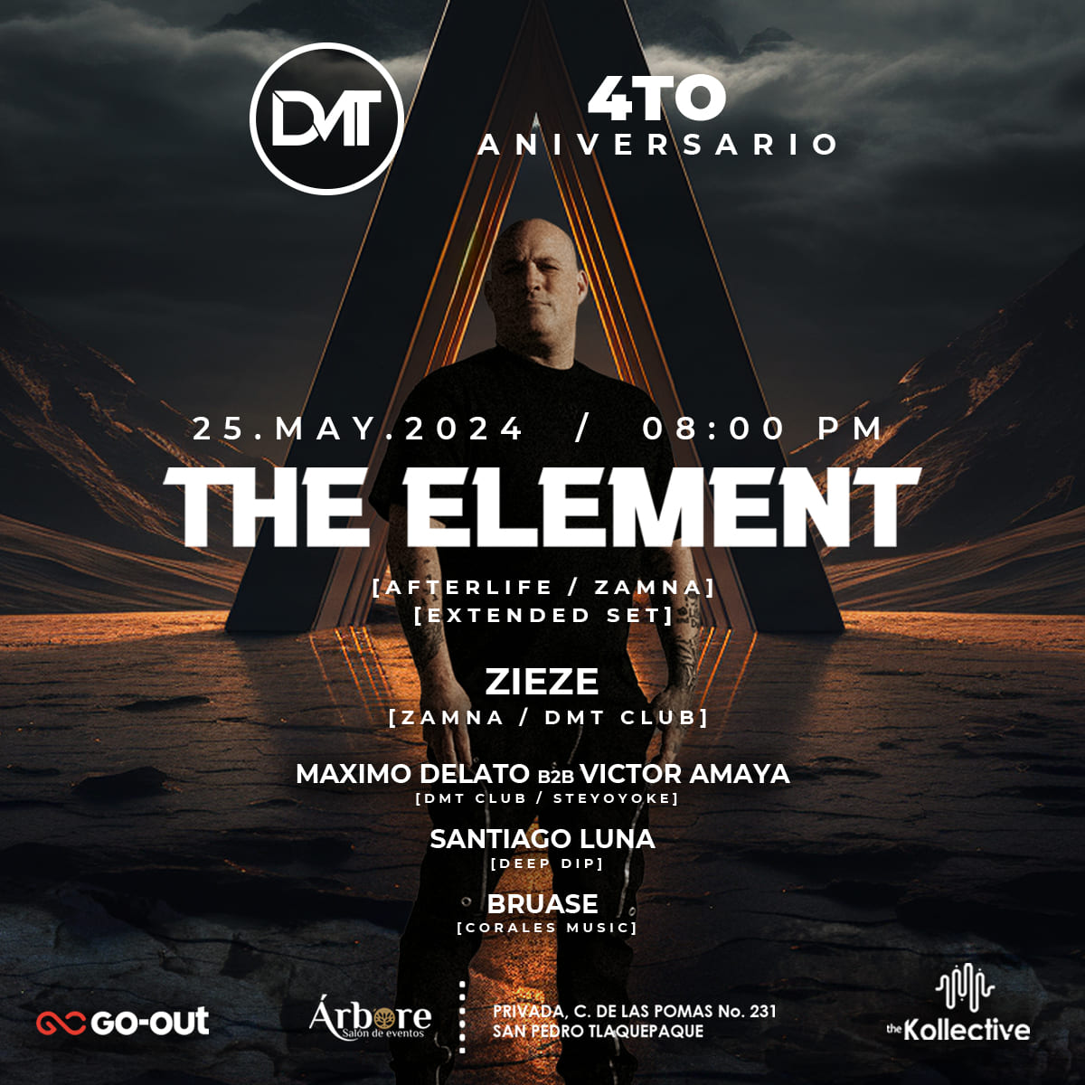 25.05 | 4º Aniversario DMT The Element Mexico - fests